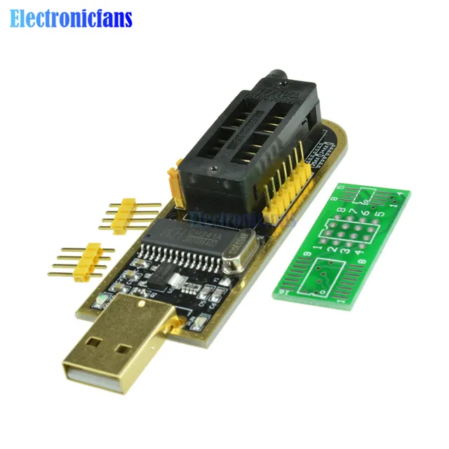 Automatic Identification! USB Programmer CH341A Series 24 EEPROM Writer ...