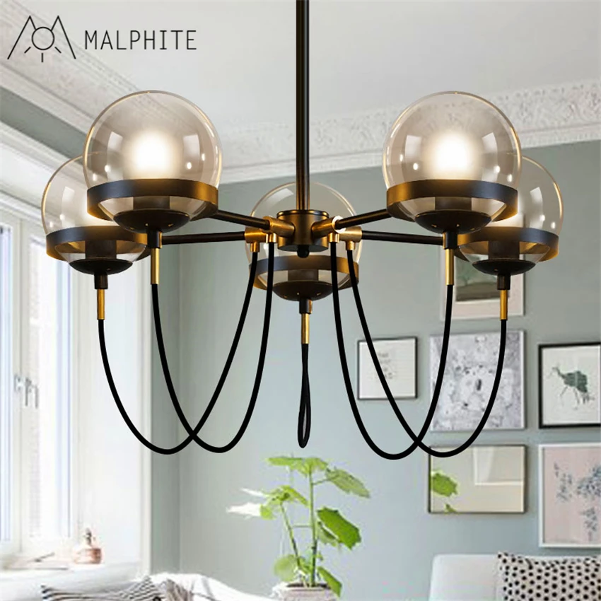 Simple American Cafe Retro chandelier lights restaurant molecular ...
