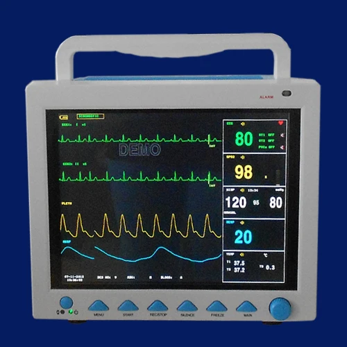 6 Parâmetros 12 1' UTI Patient Monitor de ECG NIBP SPO2 RESP ...