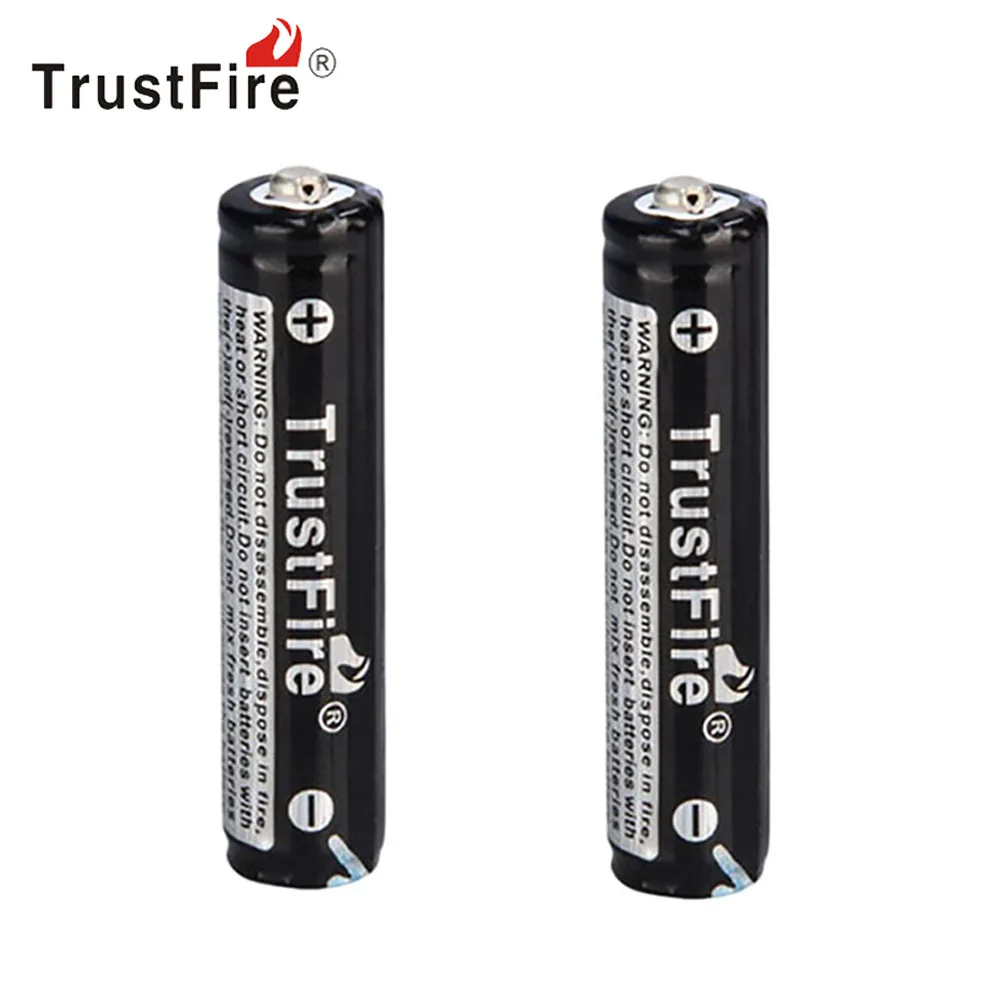 10pcs TrustFire 10440 Battery 3.7V 600mAh 10440 Rechargeable Li ion ...