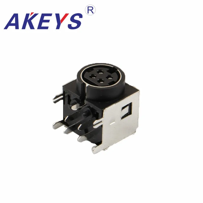 MPC-4-02-PCB-Mount-4-Pin-Female-S-Jack-DVD-Mini-Din-Sockets-Connectors ...