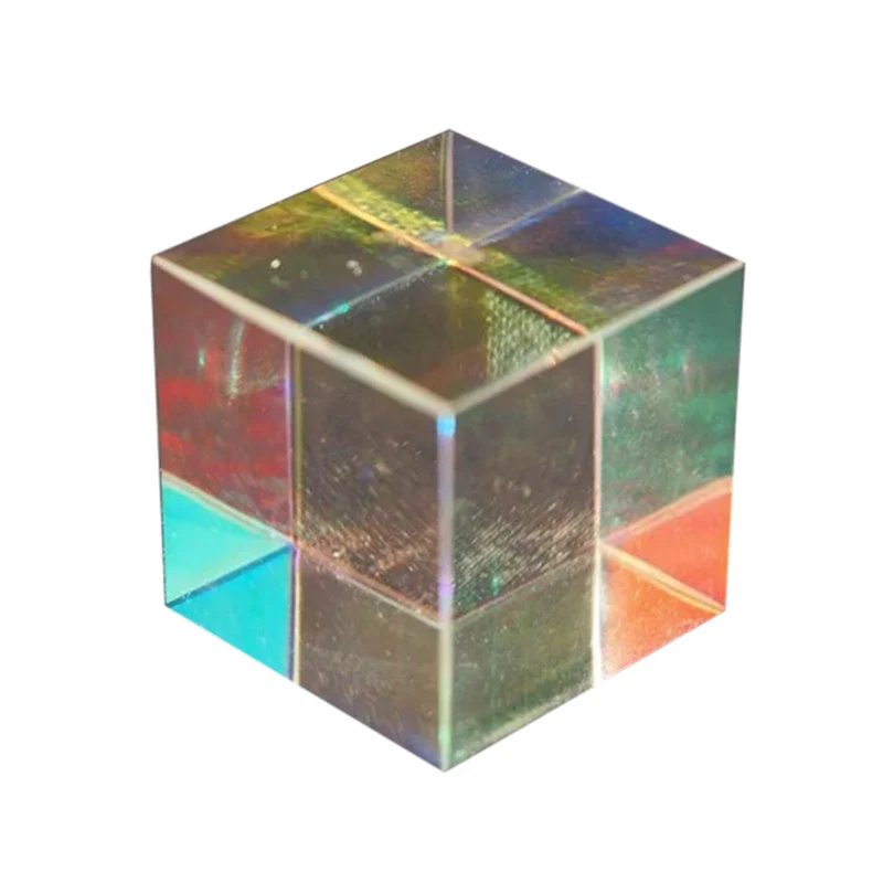 Lovely Optical Glass RGB Dispersion Prism Cube for Teaching Light ...
