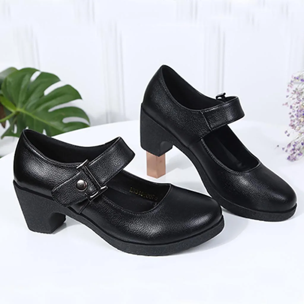 MUQGEW/Женская обувь на высоком каблуке, женская кожаная обувь, Румба ...