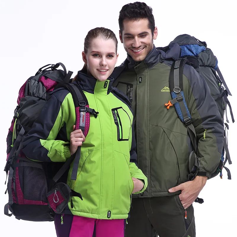 Men's Down Winter Jacket Plus Size Women Men Parka Padded Cotton Jacket ...