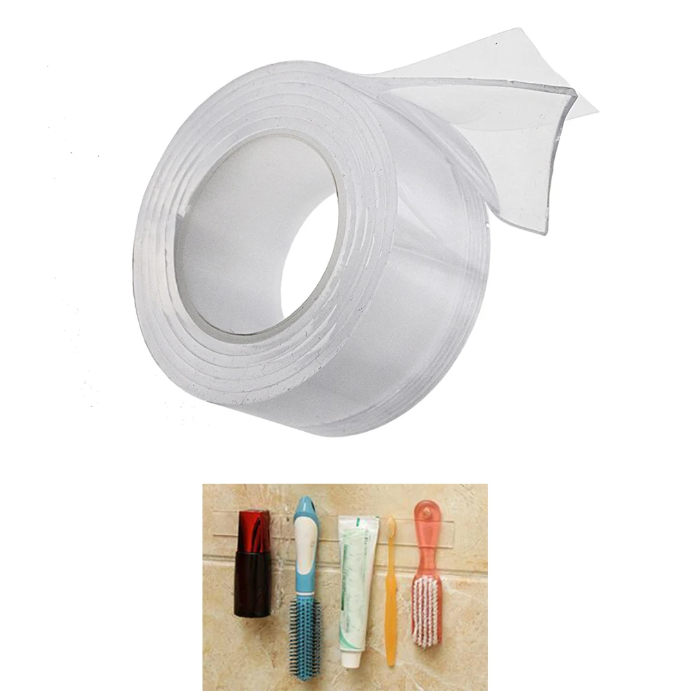 1PC Multifunctional Double Sided Adhesive Nano Tape Traceless Washable ...