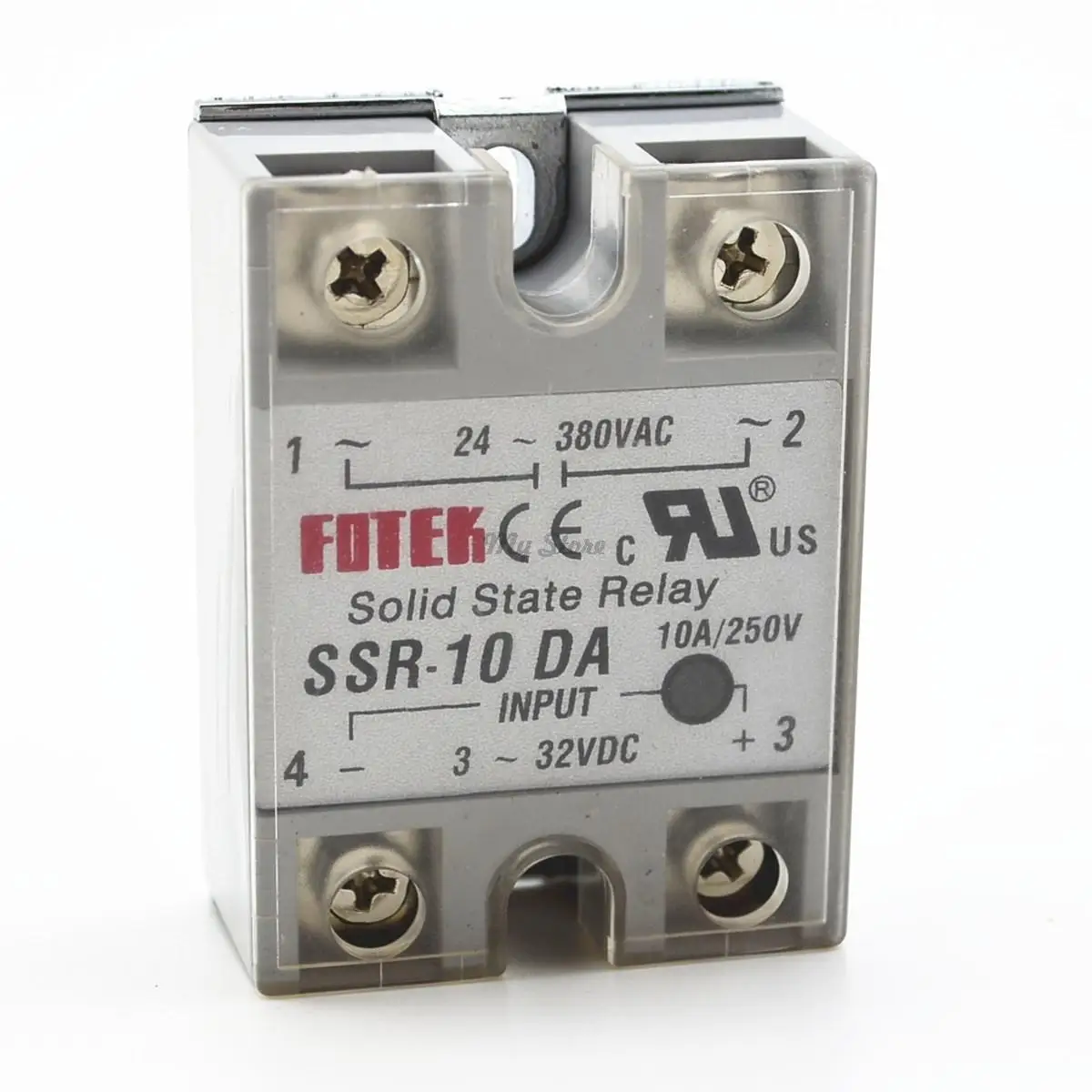 1pcs SSR 10DA 10A Solid State Relay Module 3 32V DC Input 24 380VAC-in ...