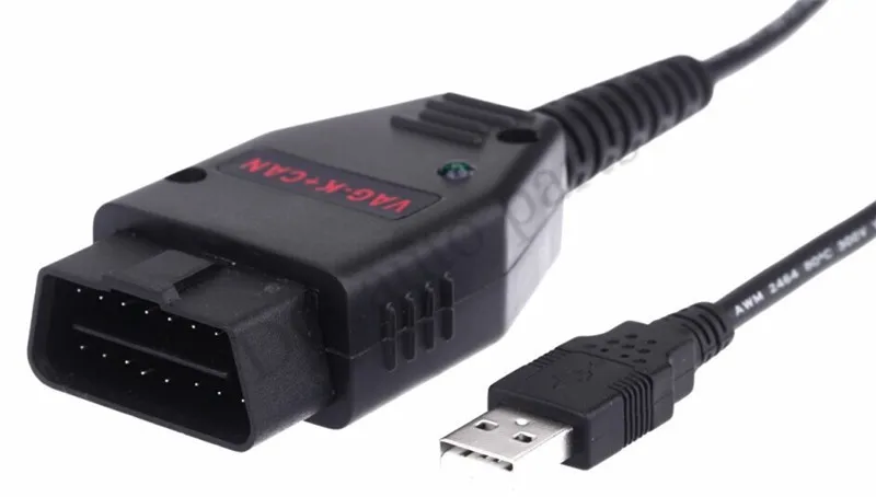 10pcs/lot Hot Sale VAG K+CAN Scanner Cable Commander 3.6 Code Reader ...