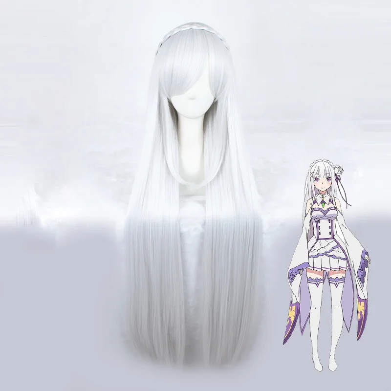 Re:zero Emilia Satella Cosplay Wigs Life In A Different World From Zero ...