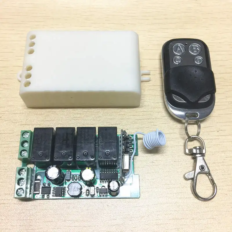 433Mhz Universal Wireless Remote Control Switch AC 85V ~ 250V 110V 220V ...