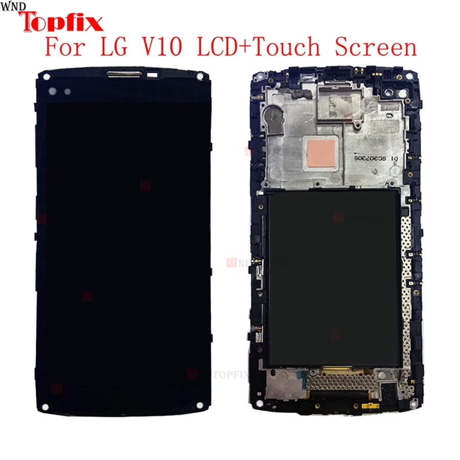 Black 5.7"for Lg V10 H960 H968 H900 Vs990 Lcd Display Touch Screen ...