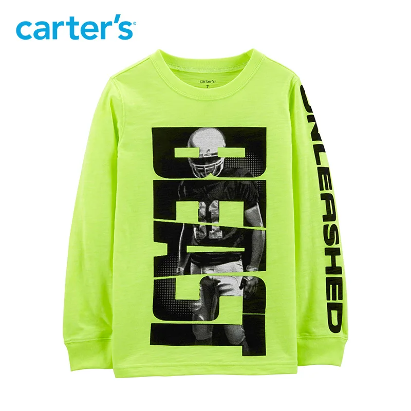 Carters boys t shirt 2019 fashion letter print long sleeve t shirt ...