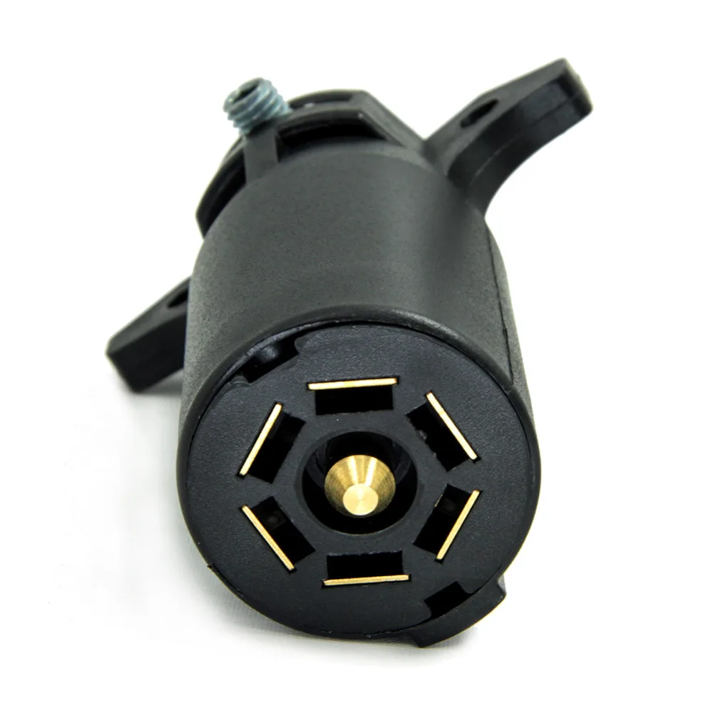 TIROL 7 Way Trailer Plastic Plug 7 Way RV Blade Connector Trailer ...