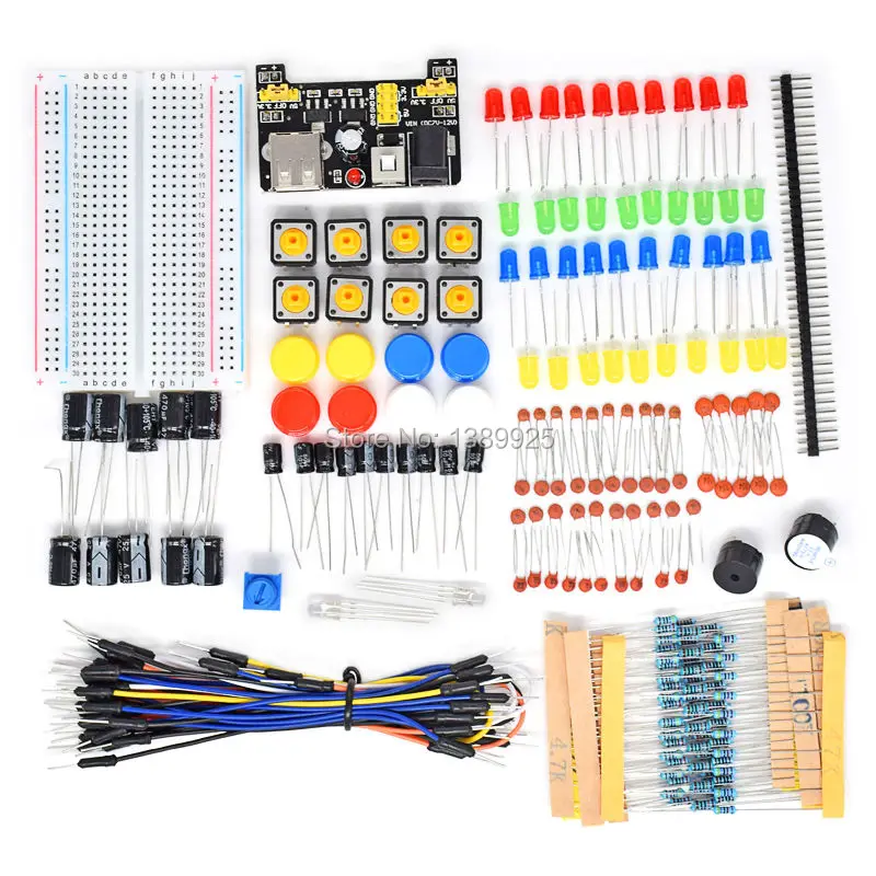 Starter-Kit-untuk-Ar-du-ino-Resistor-Kipas-Elektronik-Kit-Breadboard ...