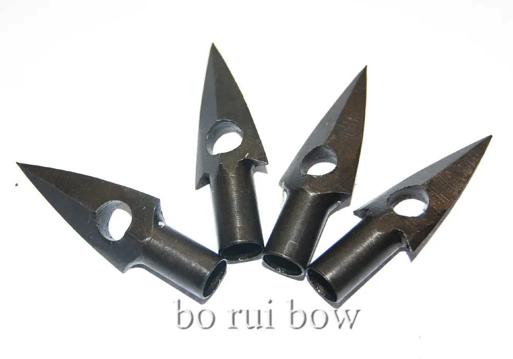 12pcs arrow tip Hunting arrow bamboo and wooden arrows coarse sharp ...