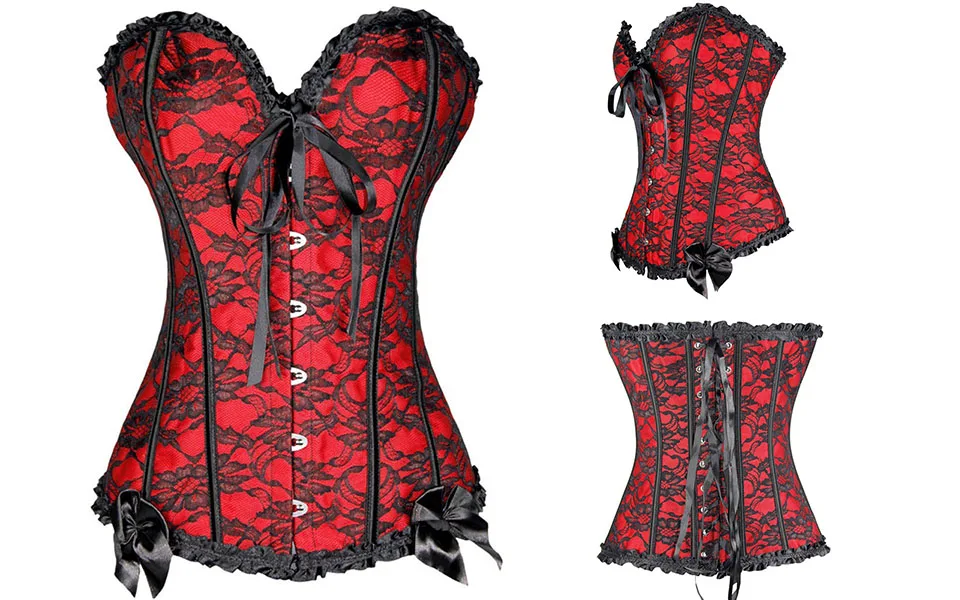 Woman Corset Set Steampunk Corset Dress Vest Slim Corset Renaissance