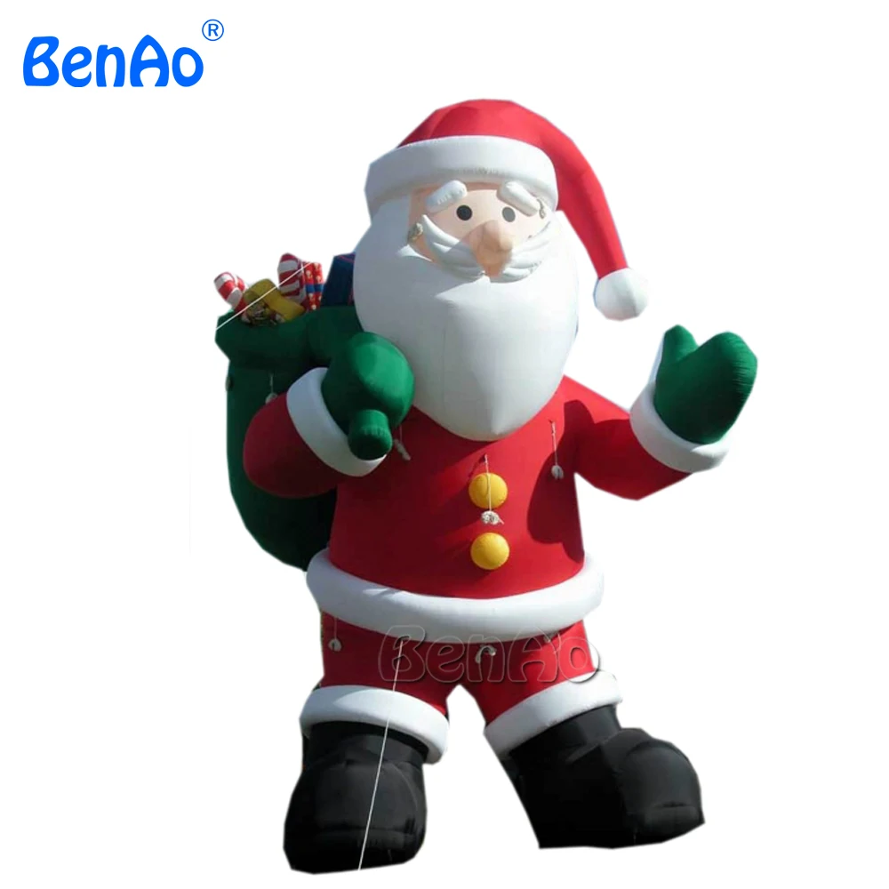 X030 8m High Inflatable Santa Claus Decoration For Christmas In