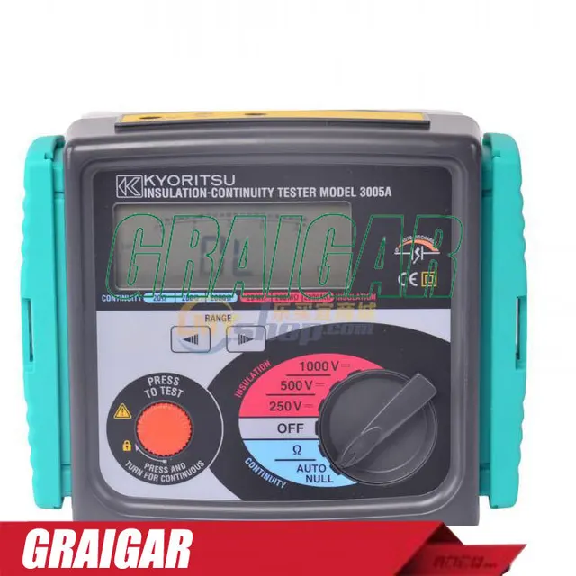 Kyoritsu 3007A Digital Insulation/Continuity Tester With, 44% OFF