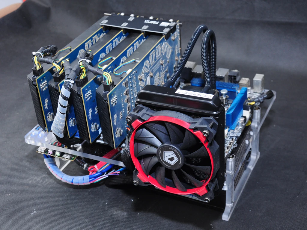 Universal Pc Test Bench Open Frame Diy Mod Air Case For Mini Itx Atx ...
