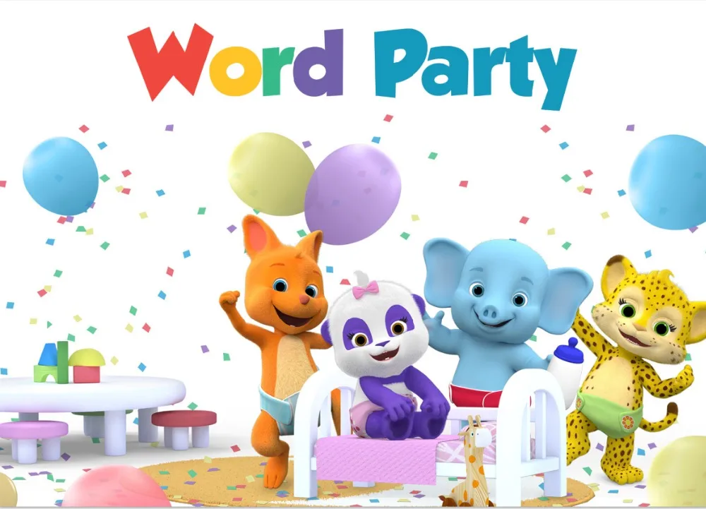 Word Party Balloons