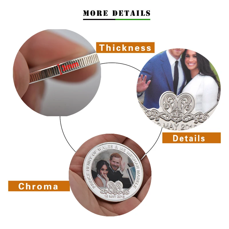 Best Price WR Harry And Meghan Wedding Commemorative Coins Europe ...