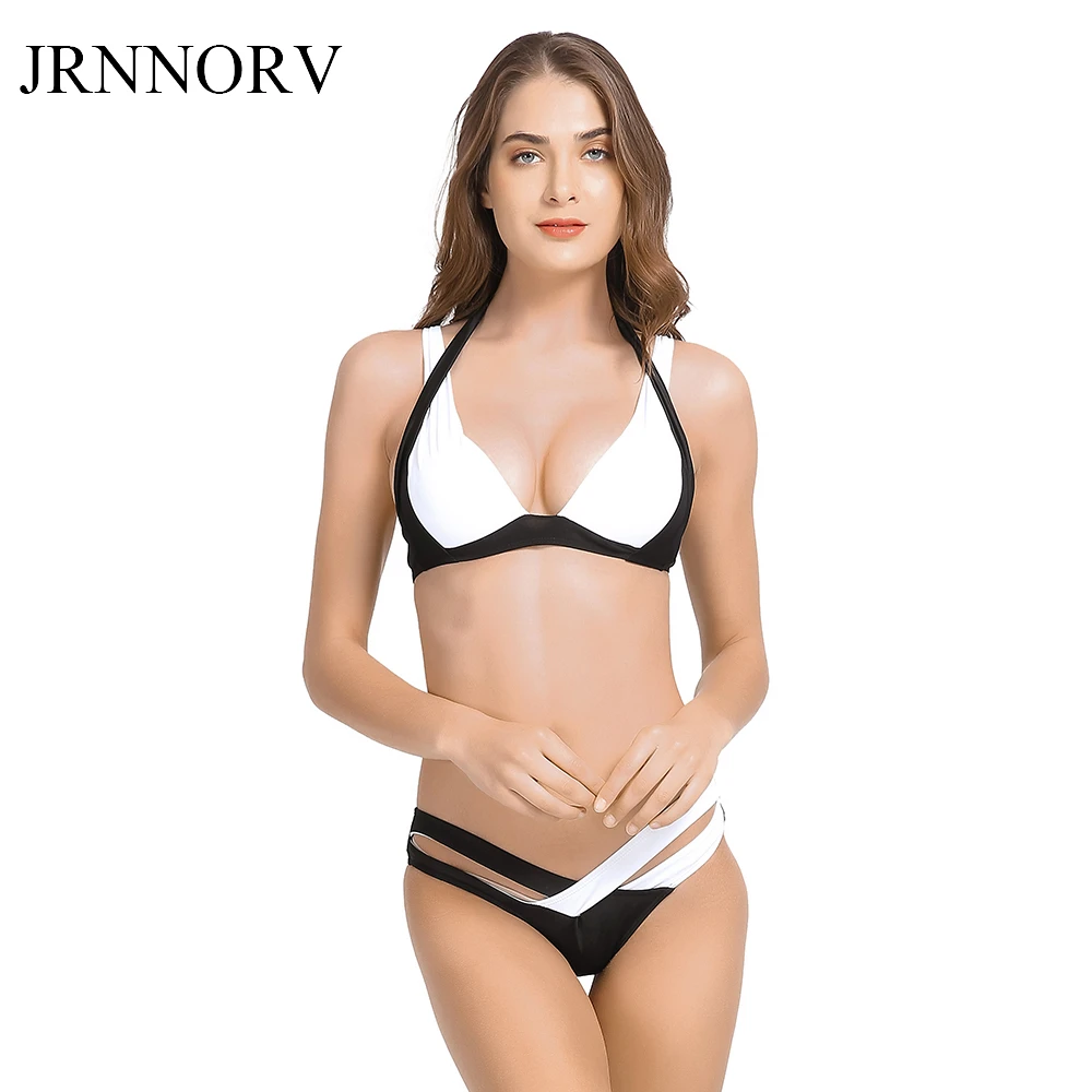 Sexy Top Bikinis Women High Waist Swimwear Push Up Retro Female