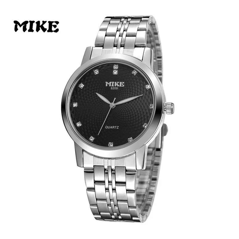 Mike Quartz Watches Men Women Waterproof Wristwatch Japan Movement Band ...