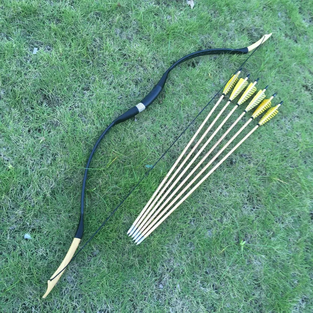 Lightweight Portable Longbow TOPARCHERY 52" Recurve Takedown Bow – 20 ...