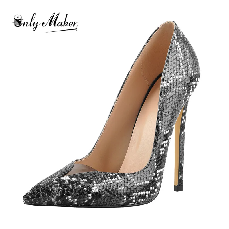 Snake Pointed Stiletto Shoes | Stiletto Heel Shoes Snake | Stiletto ...