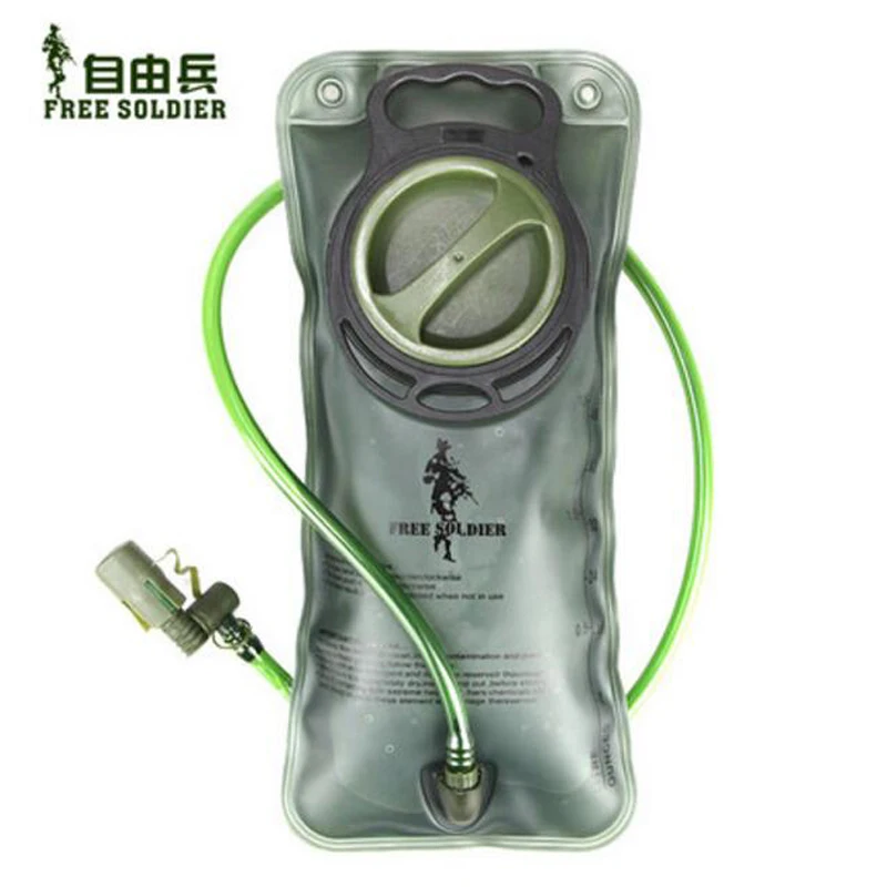 FREE SOLDIER Heavy Duty Water Bag 2L Military Style Outdoor Survival ...
