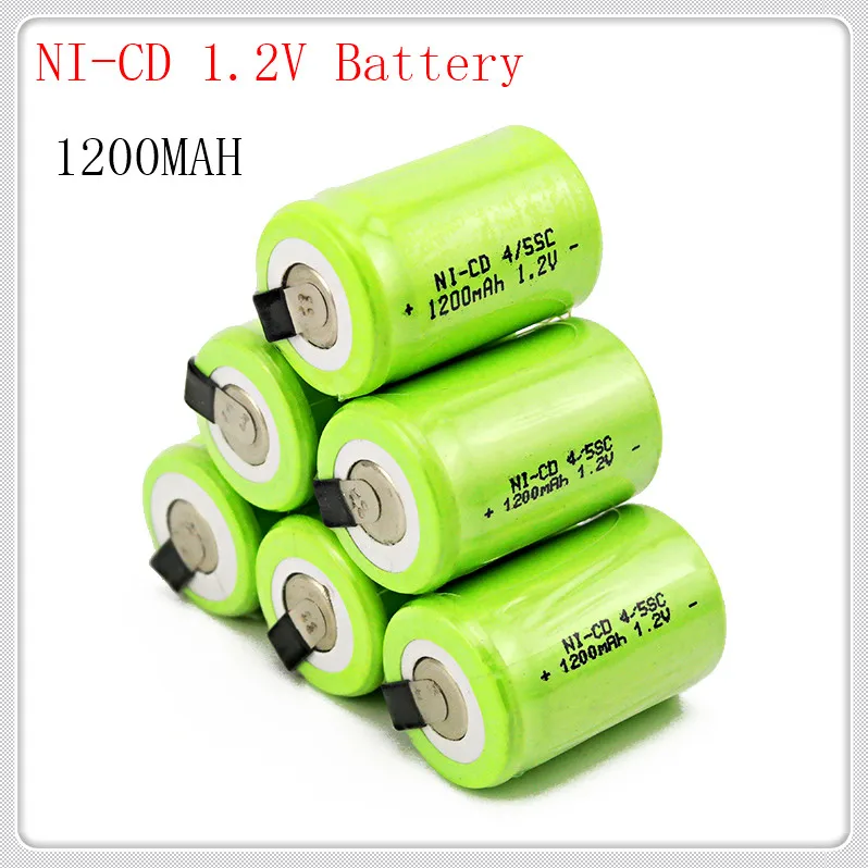 10pcs a lot!!! Hot selling small size battery NI CD 1.2V battery SC ...