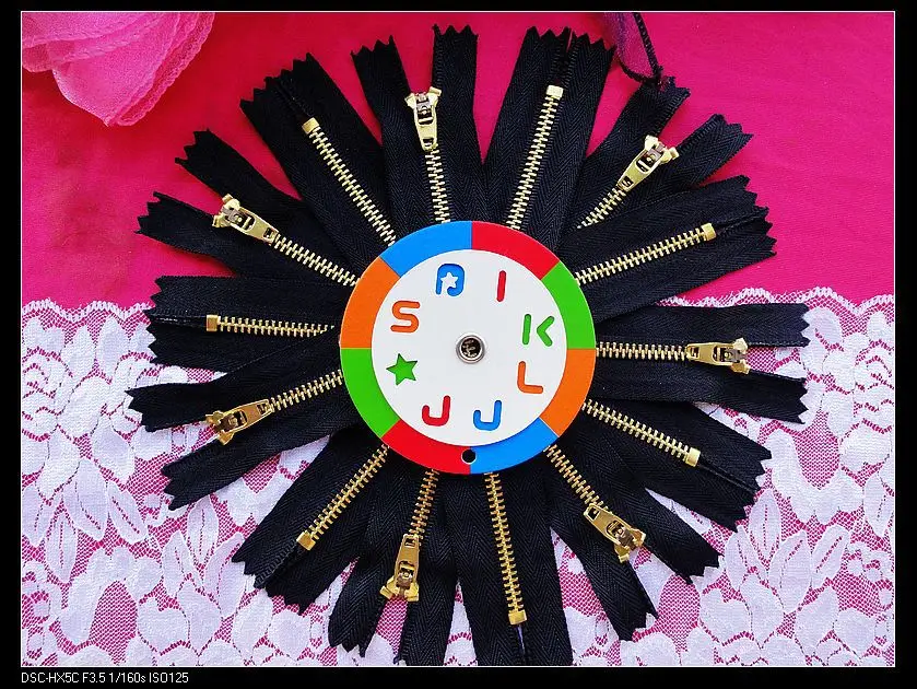 5# metal small short zipper for pocket bags16cm 10pcs/lot Black fabric ...