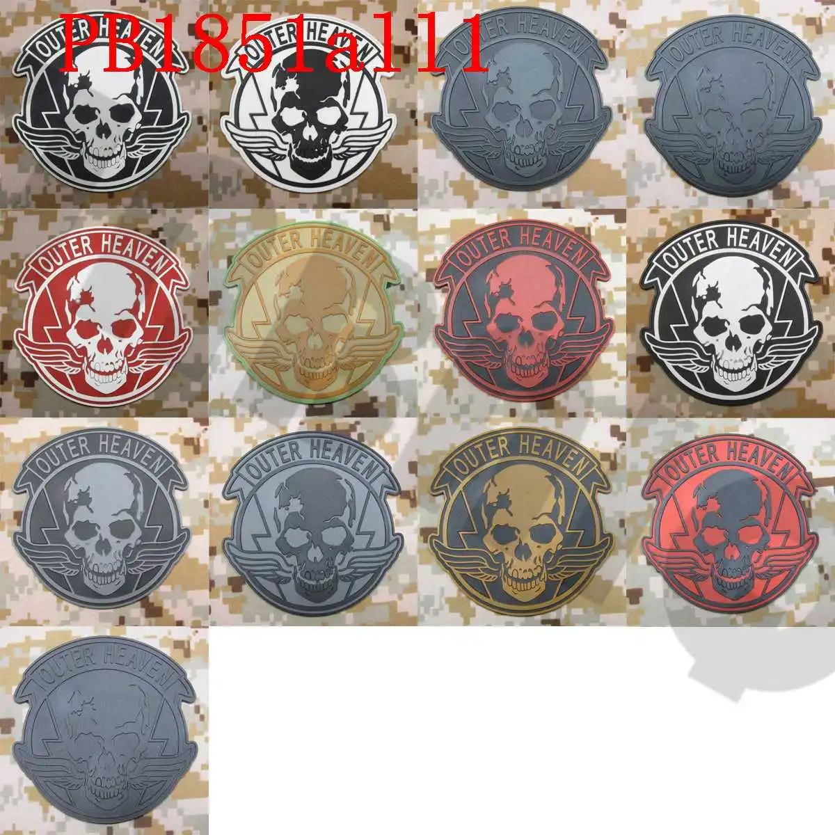 3D PVC 패치 MGS 아우터 헤븐 PMC, 스페셜 포스 그룹|패치| - AliExpress