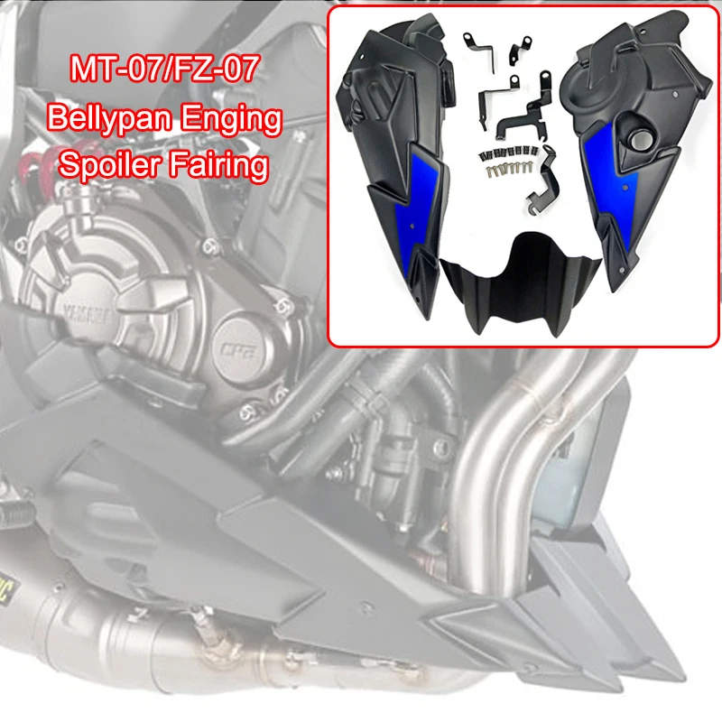 for Yamaha FZ-07 MT-07 2014 2015 2016 2017 2018 Motorcycle Belly pan ...