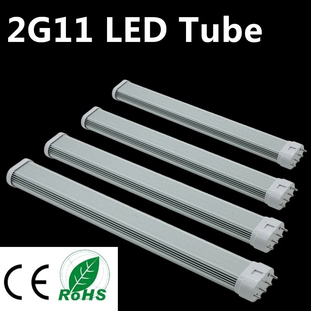 Super Bright LED 2G11 Lamp Milky White/Transparent LED PL Tube Bulb ...