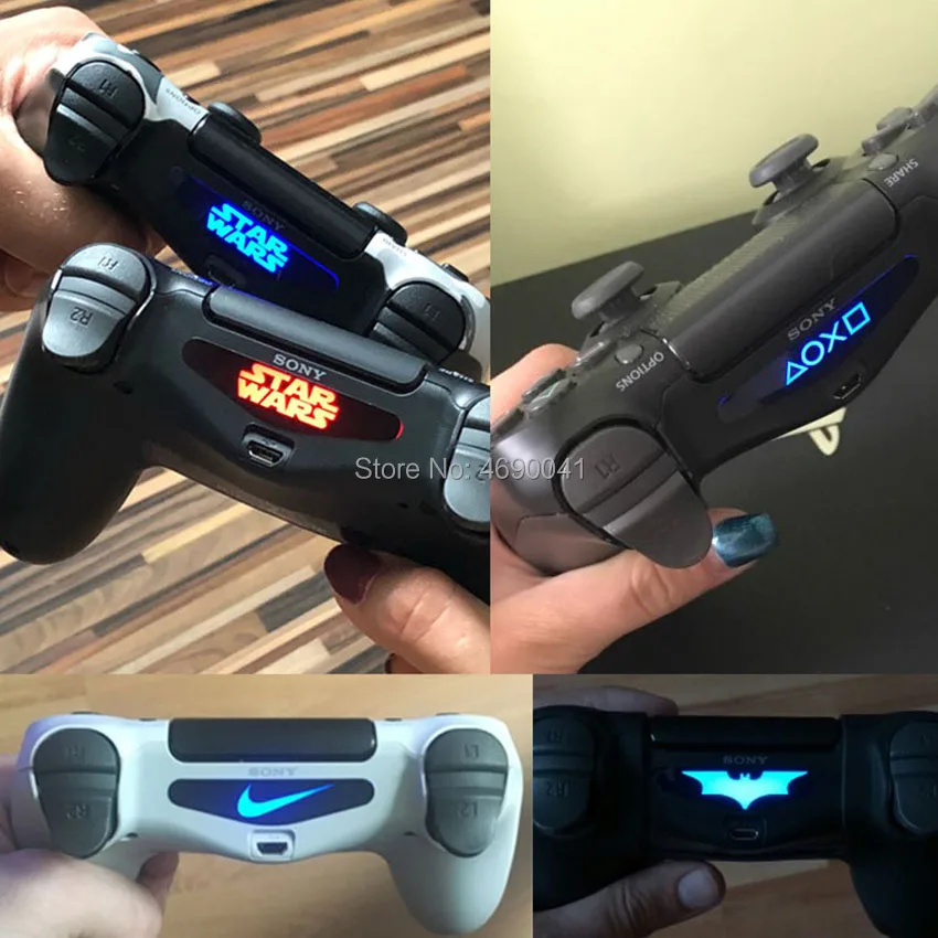 Autocollant de barre lumineuse LED pour manette PS4 Slim, Dualshock 4 ...