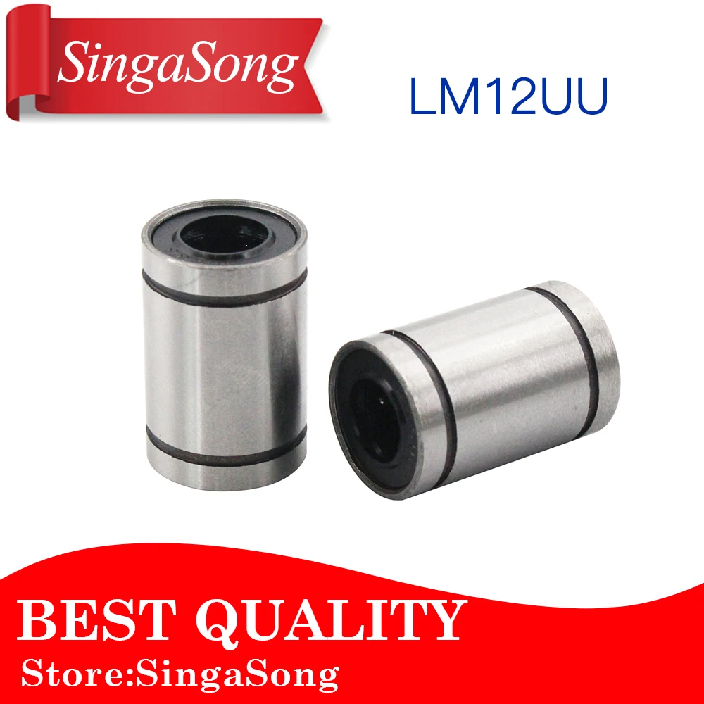 Aliexpress.com : Buy 10pcs/lot LM12UU 12mm Linear Ball Bearing Linear ...