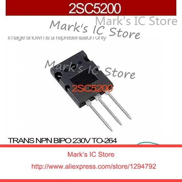 2SC5200 TRANS NPN BIPO 230 V TO 264 2SC520 2SC52 2SC52 2SC520 2SC5 ...