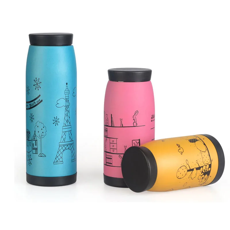 BearKnight Creative Thermos Bottle Gift Cup Illustrator Thermos Flask ...