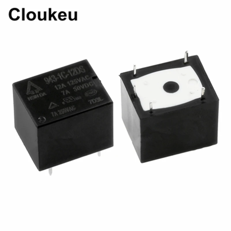 943 1C 12DS 12V 12A Relay DIP5|Relays| - AliExpress