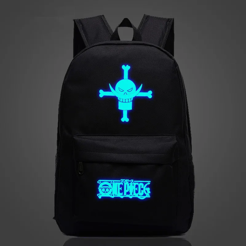 One Piece Backpack Japan Anime Printing School Bag for Teenagers ...