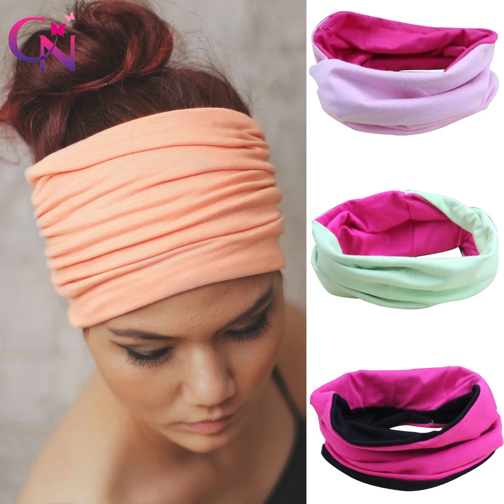 Buy Fashion Wide Patchwork Cotton Headband For Women