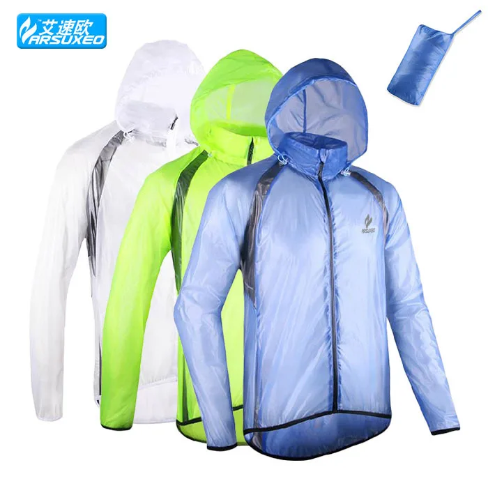 ultra light raincoat trench coat riding mountain bike split raincoat ...