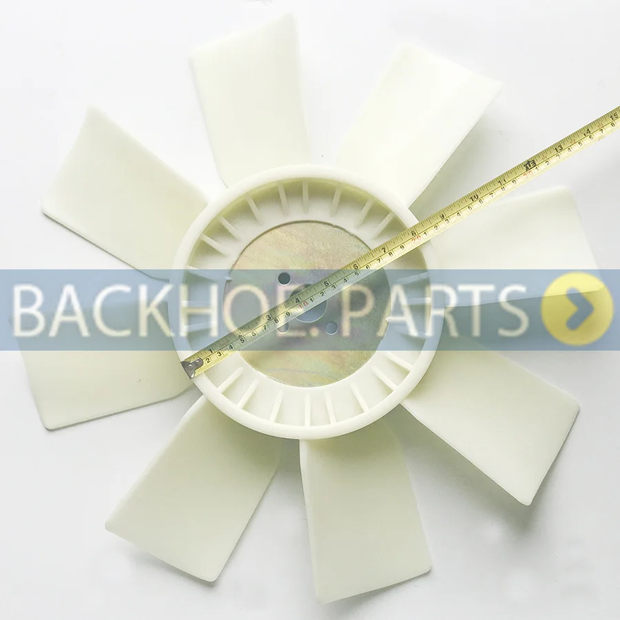 Fan Cooling YM123900-44731 YM123910-44740 for Komatsu Backhoe WB140-2 ...