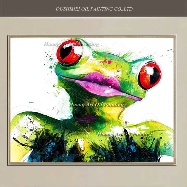 Frog Oil Painting