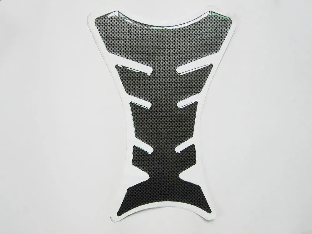 Carbon Fiber Universal Motorcycle Oil Gas Tank Pad Cover Protector ...