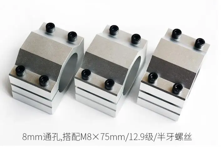 Free shipping, high quality 60mm Diameters spindle clamp on CNC Router ...