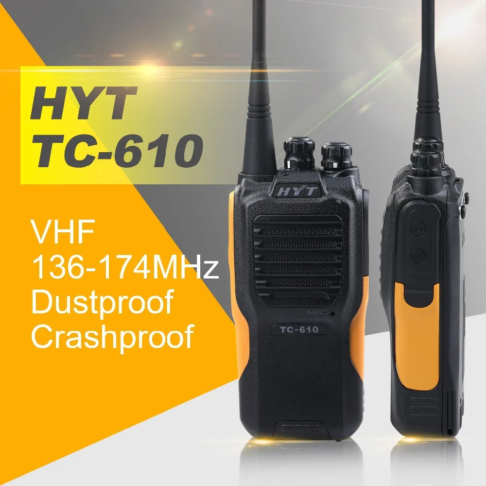 Hytera TC 610 Handle Radio 16 Channel 5W Portable Radio HYT TC 610 136 ...