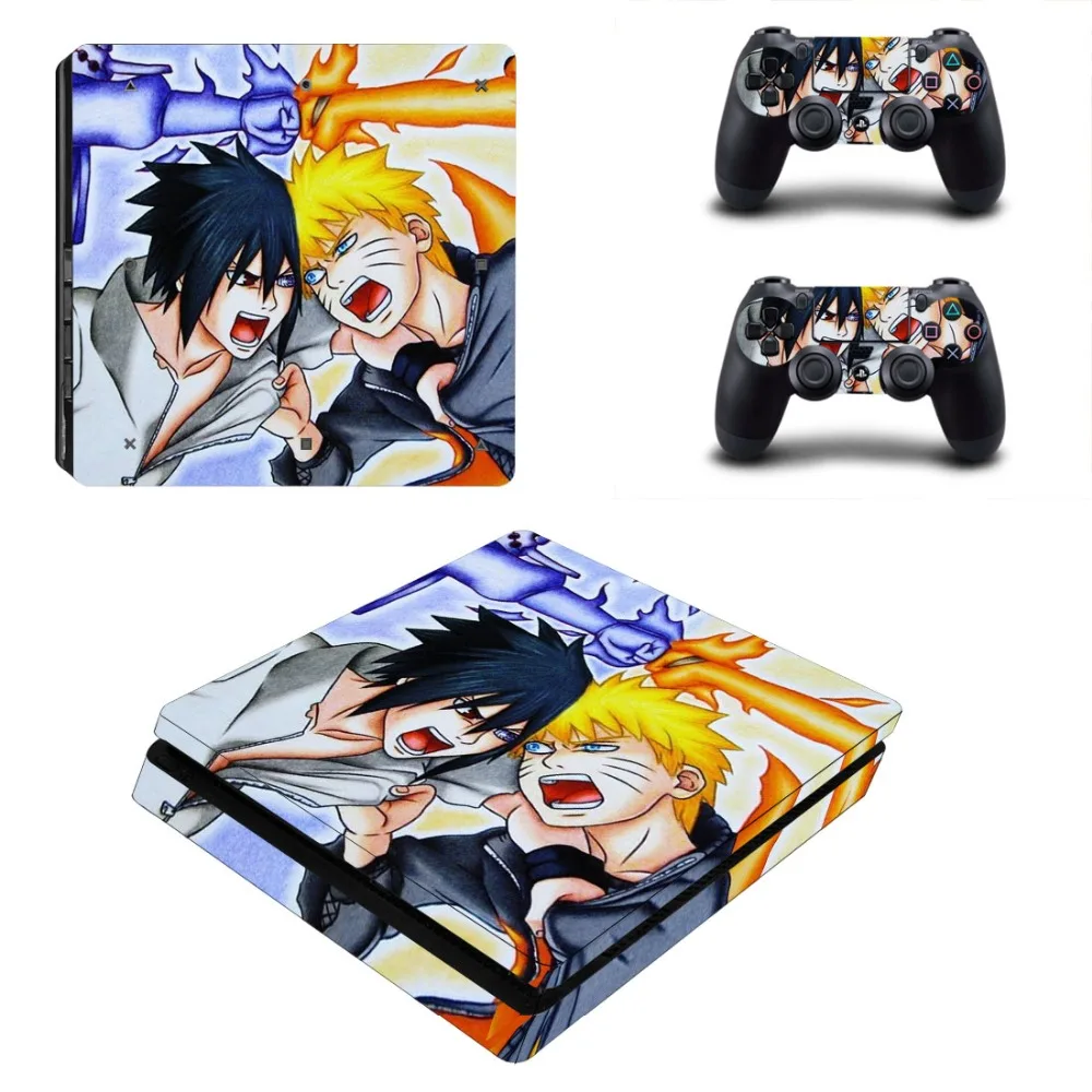 Naruto Anime Skin Sticker PS4 Slim Console Controllers - ConsoleSkins.co