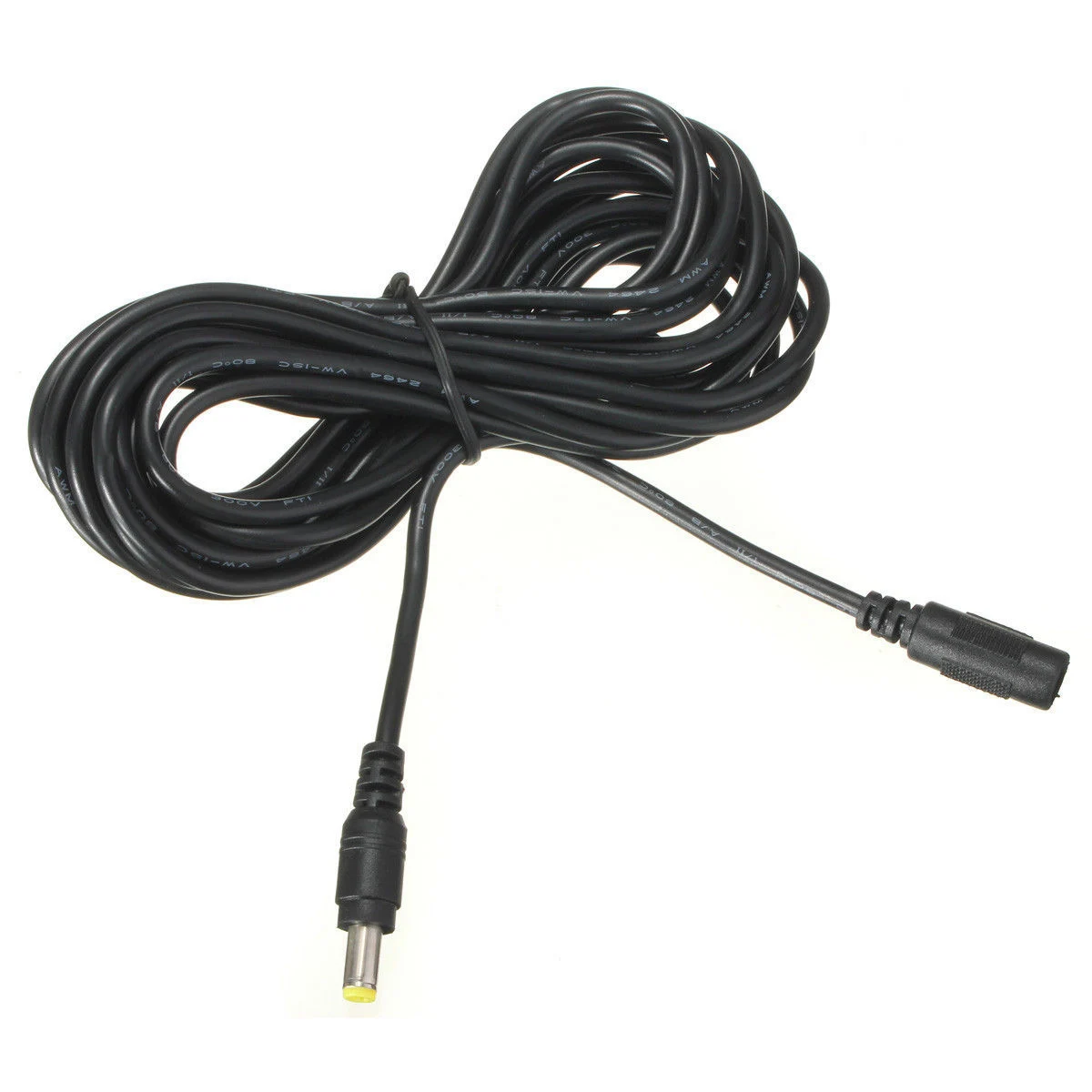 New 5.5mm x 2.1mm DC Power Jack Male to Female Extension Cable Cord ...