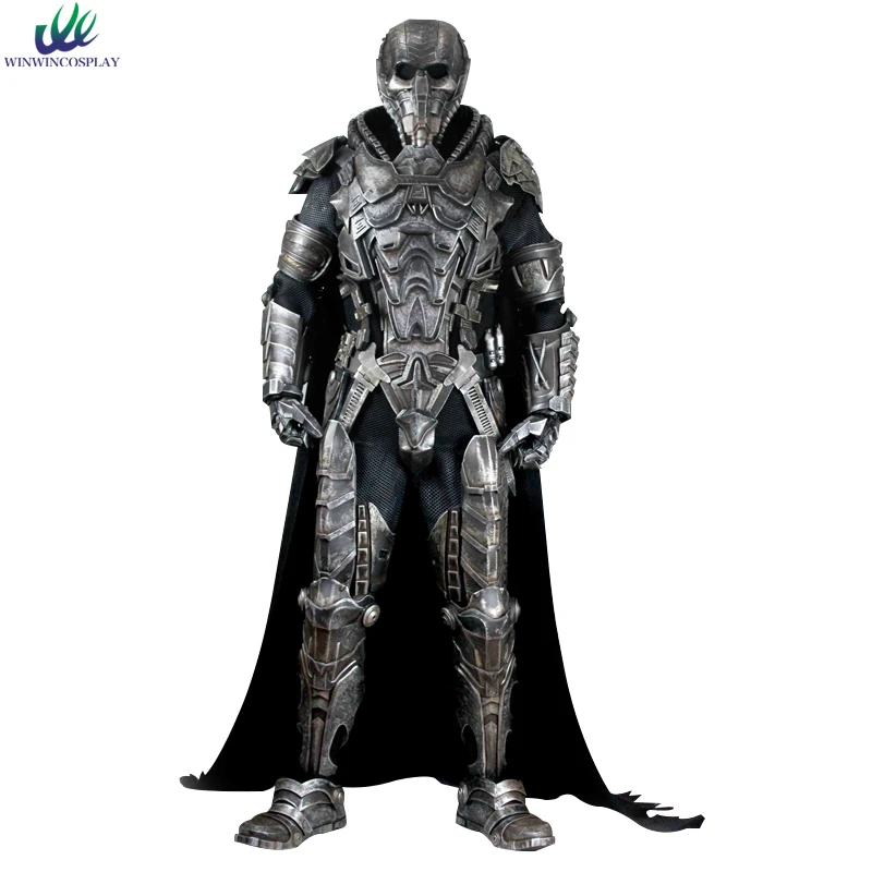 DC Anime Man of Steel Dru Zod General Zod Cosplay Full Set Helmet Shoes ...
